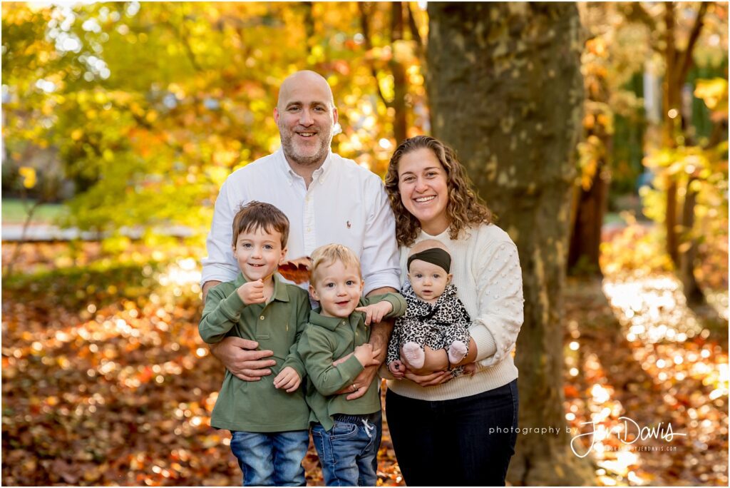 Allentown NJ Fall Family Portraits in the Garden, NJ Family ...